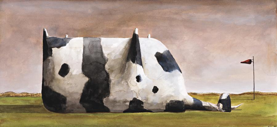 UPSIDE DOWN COW, 1994 | Deutscher and Hackett
