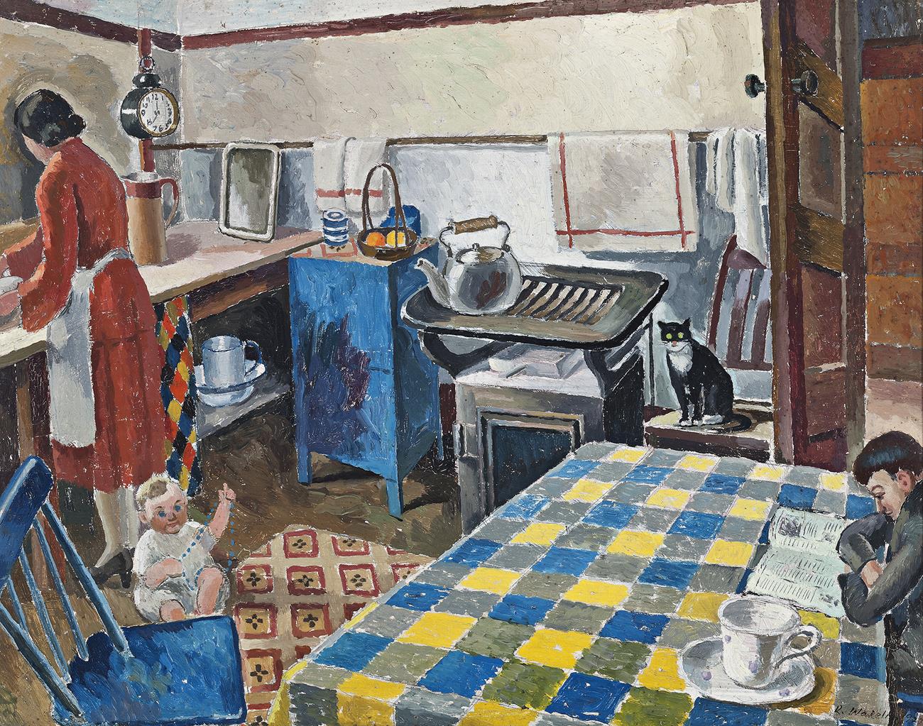 THE PAINTER'S FAMILY, EASTER, 1927 | Deutscher and Hackett