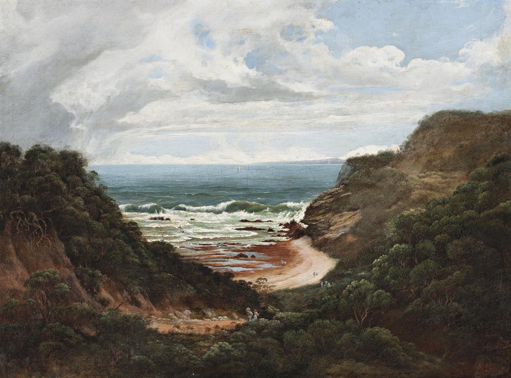 OCEAN BEACH, SORRENTO, 1876 | Deutscher and Hackett