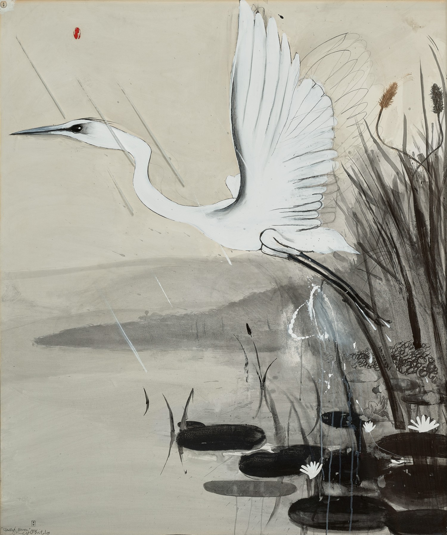 Startled heron, 1984 | Deutscher and Hackett