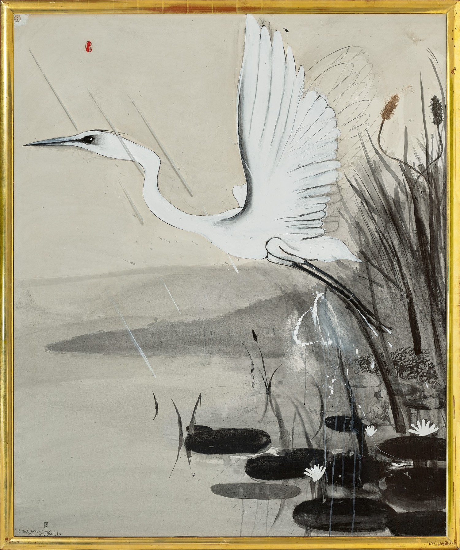 Startled heron, 1984 | Deutscher and Hackett