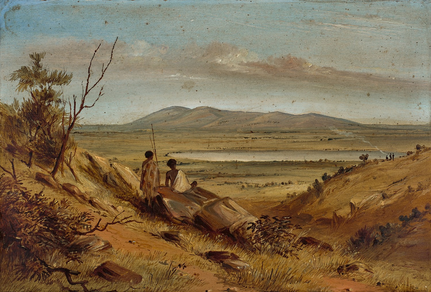 Mt. Emu from Stockyard Hill, 1855 | Deutscher and Hackett