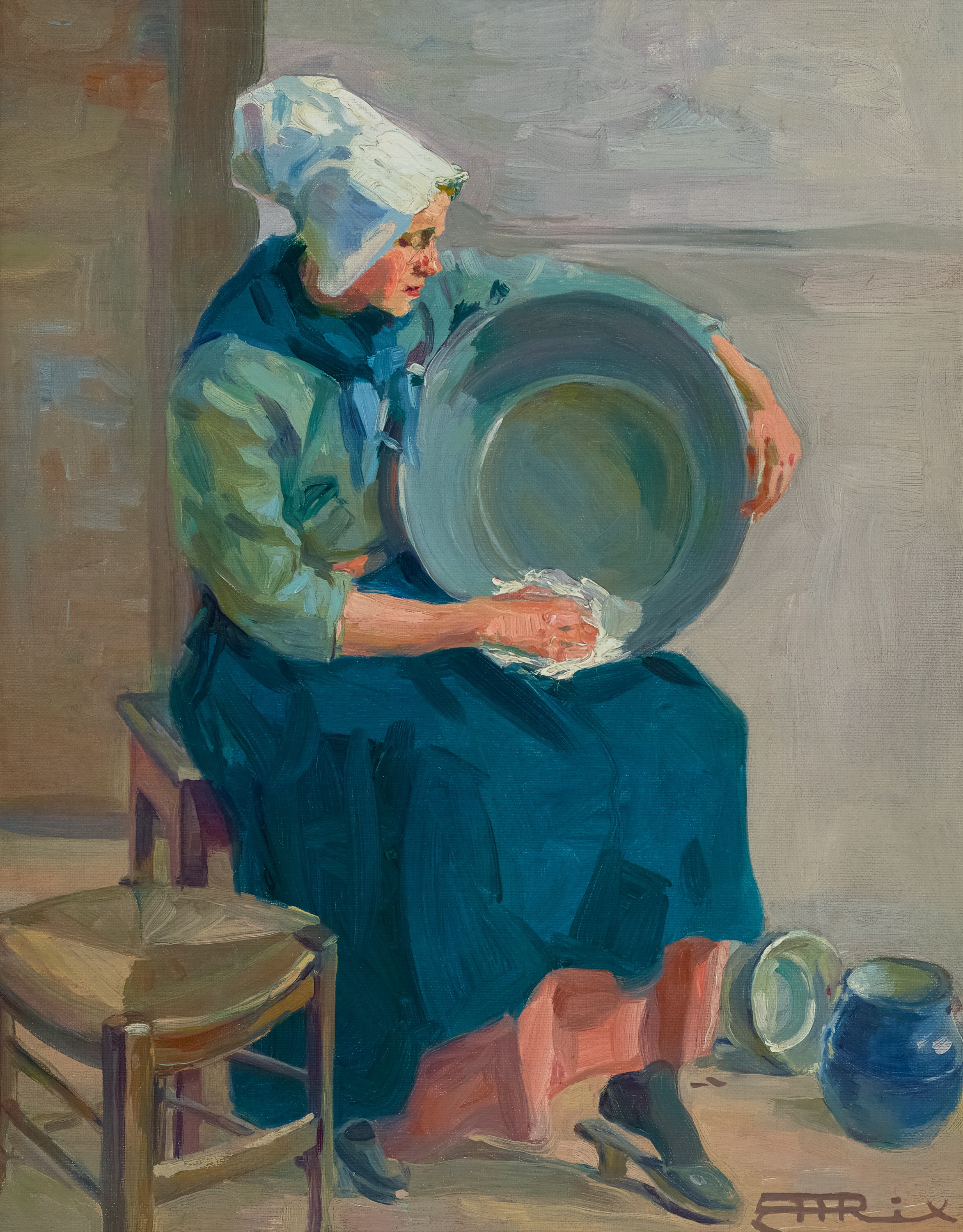 LA RÉCUREUSE (THE SCULLERY MAID), c.1914 | Deutscher and Hackett