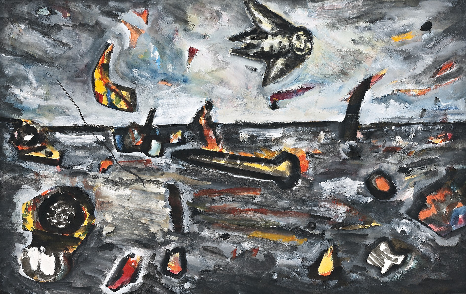 DRAWING (APOCALYPTIC LANDSCAPE), 1980 | Deutscher and Hackett